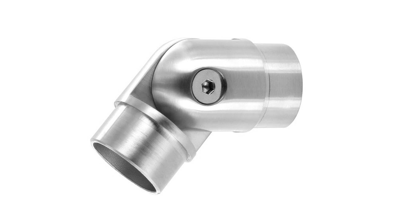 Montage du Raccord de Tube inox à Angle Orientable inoxdesign.fr - YouTube
