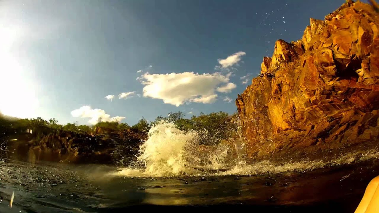 GoPro HD Hero 2 Australia Cliff Jumping Take 2 - YouTube