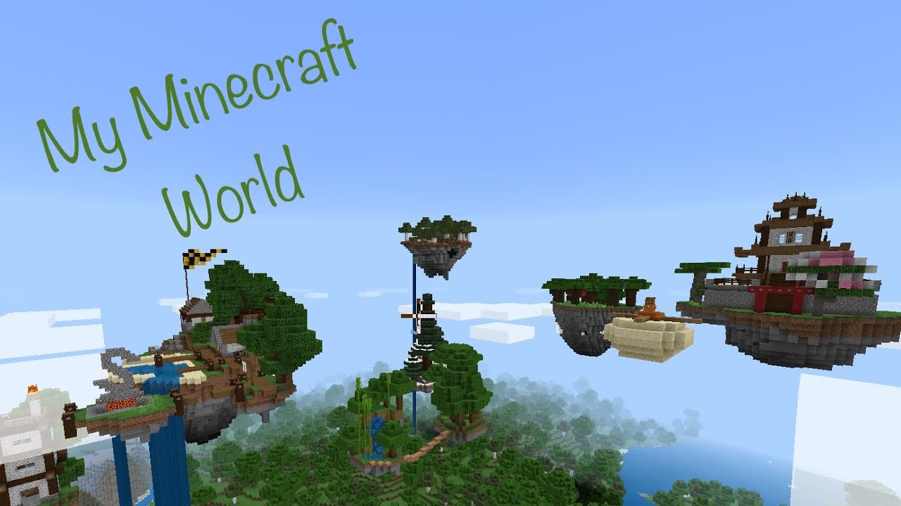 Tour of my Minecraft world - YouTube