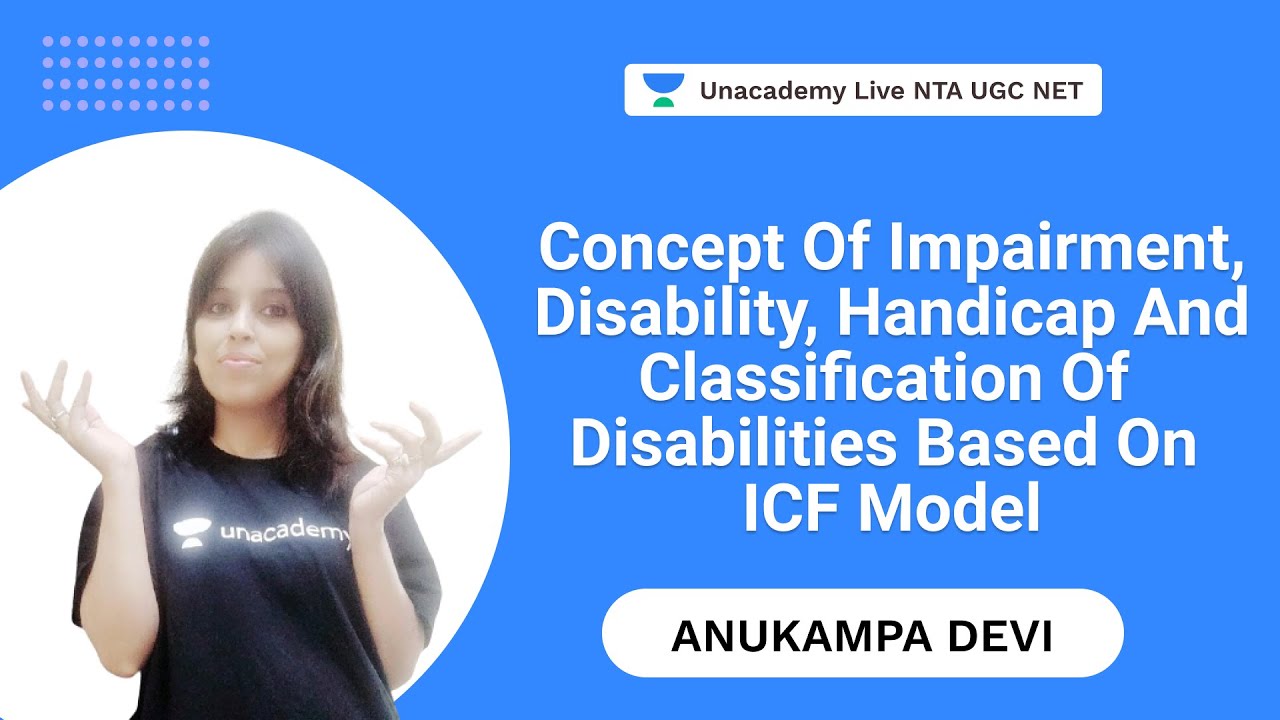 Concept of Impairment, disability, handicap and classification of ...
