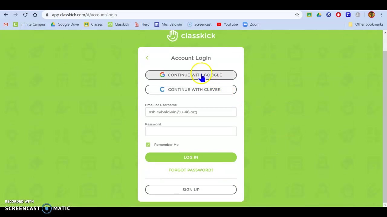 How to Login to Classkick - YouTube