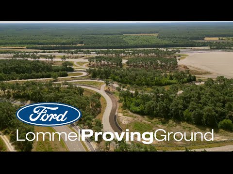 Ford Lommel Proving Ground New test tracks - YouTube