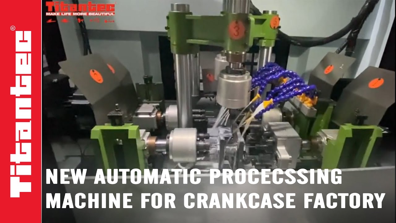 New Processing Automatic Machine For Crankcase Factory - YouTube