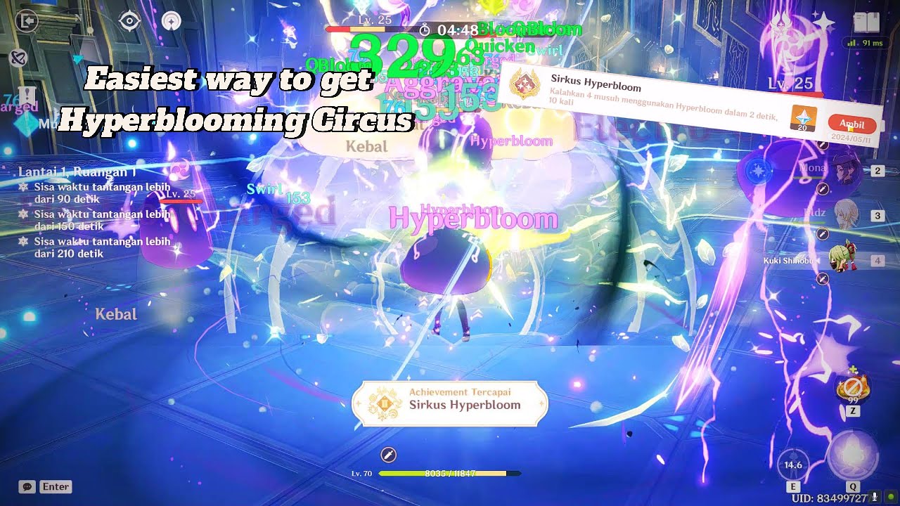 Quickest & Easiest Method For Hyperblooming Circus Achievement ...