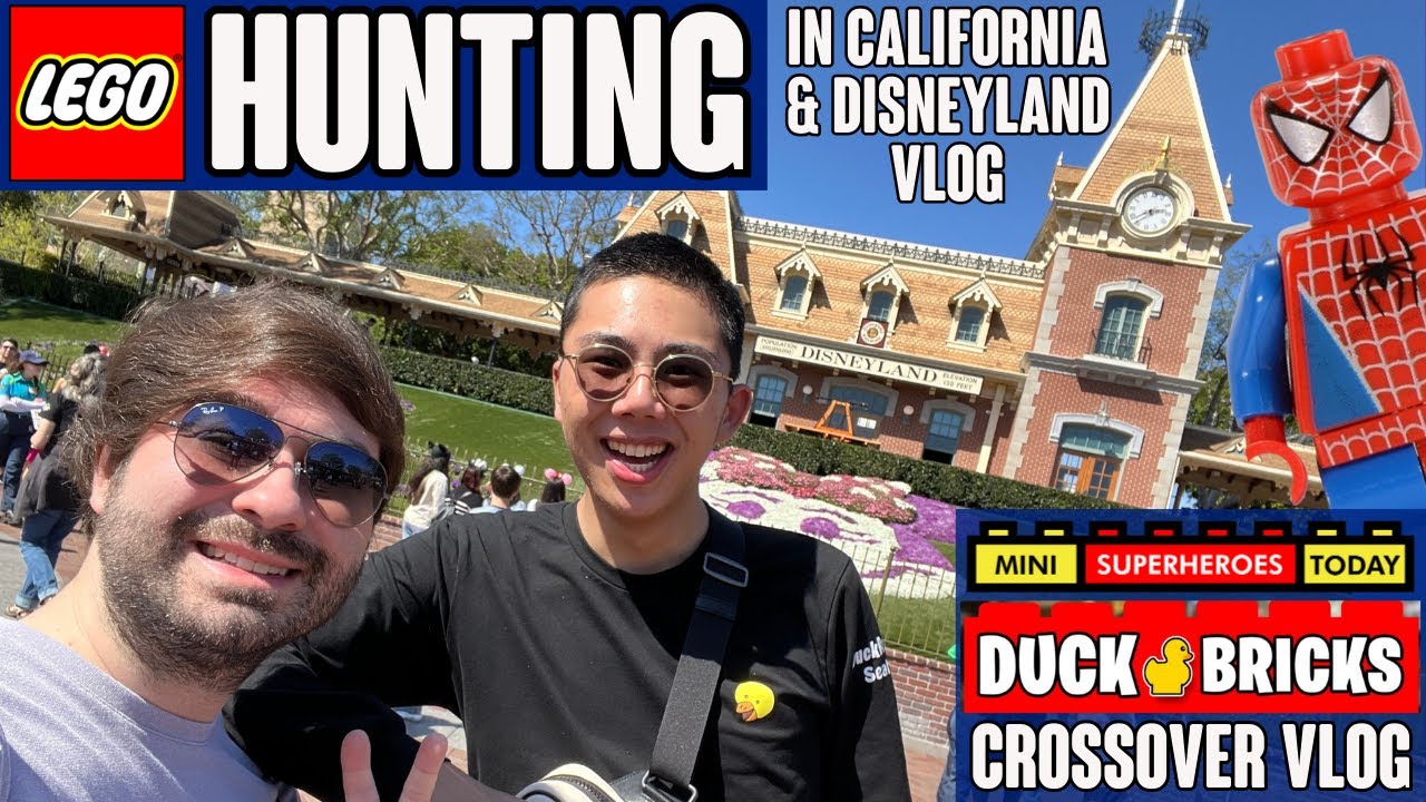 VLOG: California LEGO Hunting + DISNEYLAND Day! - @MiniSuperHeroesToday ...