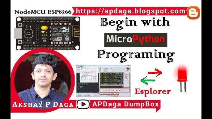 Esp8266 Nodemcu Blinking A Led Youtube Simple LED Control Using