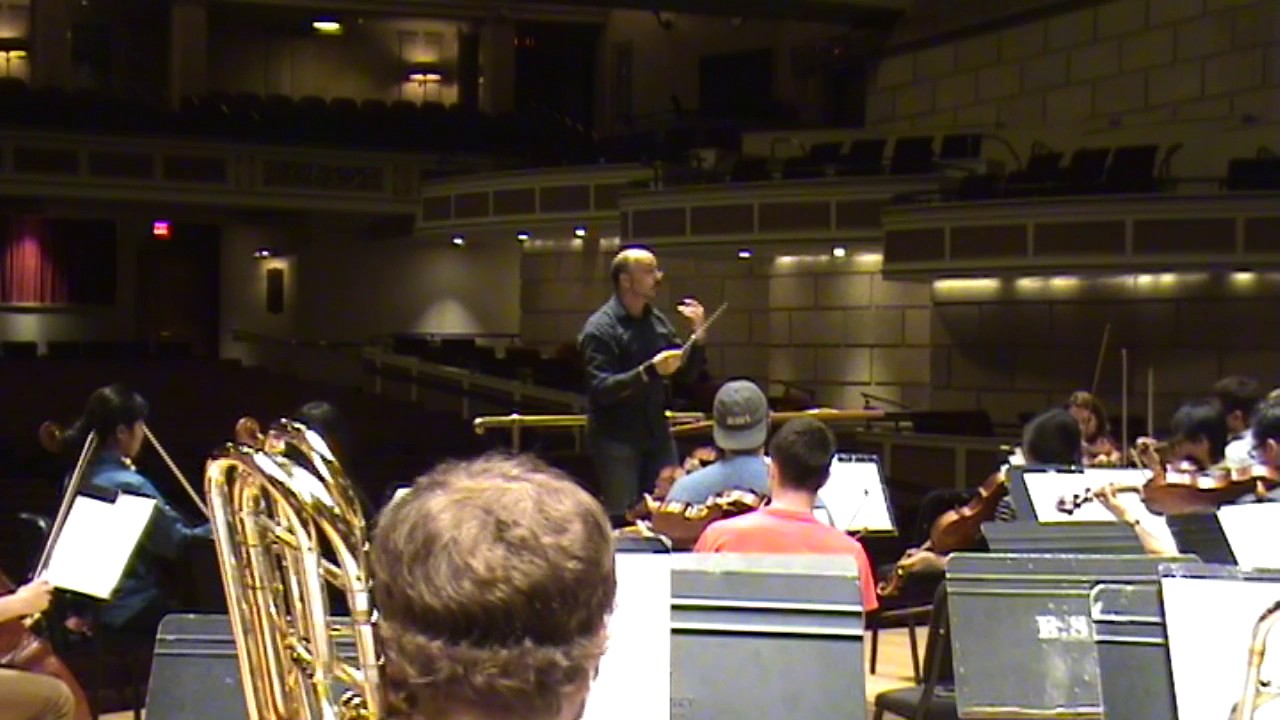 Michael Wheatley Brahms Nänie Rehearsal - YouTube