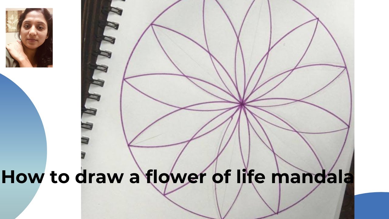 Drawing The Flower Of Life Step By Step 3dacrylicnailarttutorial drawing-the-flower-of-life-step-by-step-3dacrylicnailarttutorial