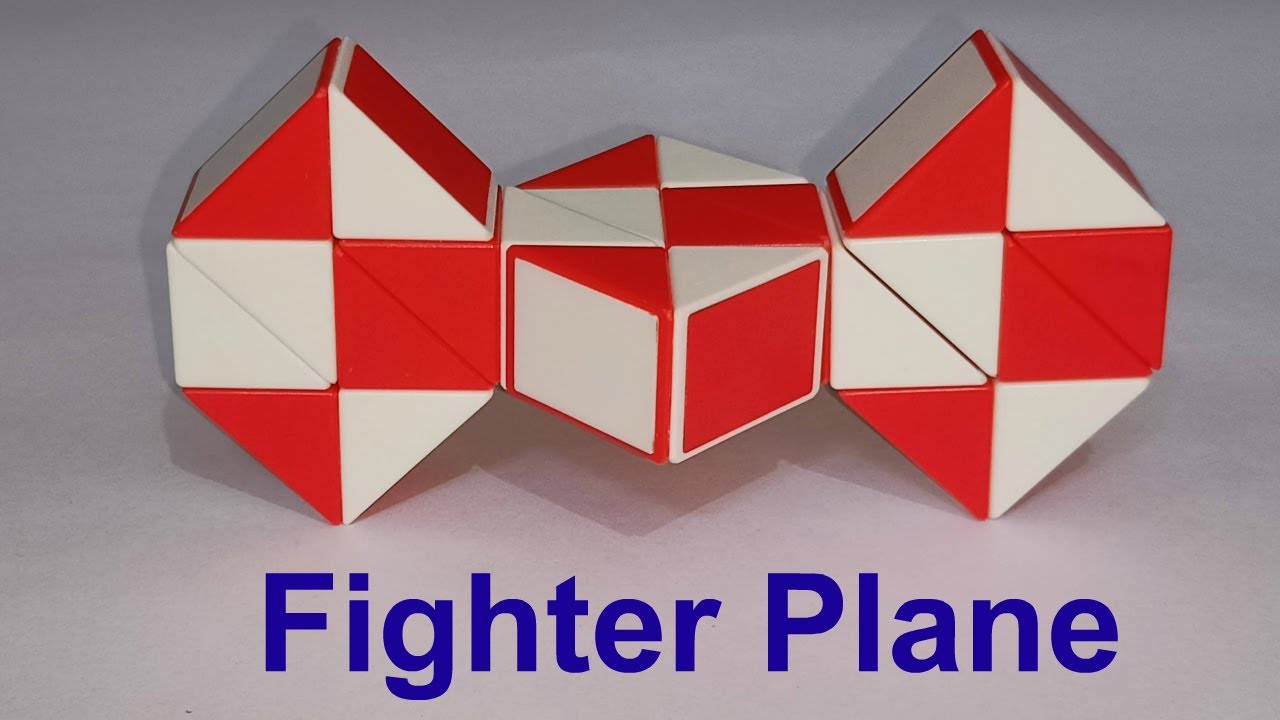 Make a Simple Fighter Plane with Snake Cube - YouTube