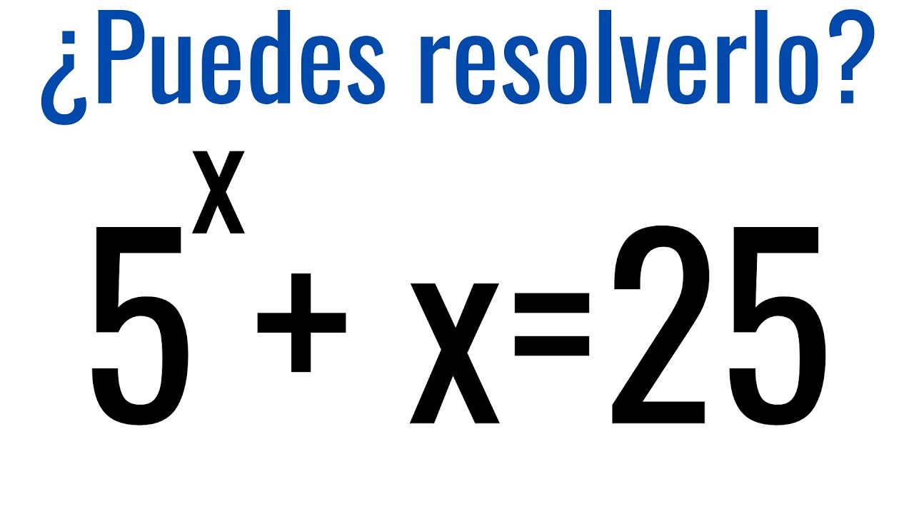 TE ATREVES a HALLAR x=? | 97% SE RINDE | Harvard University - YouTube