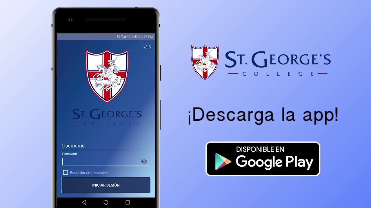 St. George's College | ¡Descarga nuestra nueva app! - YouTube