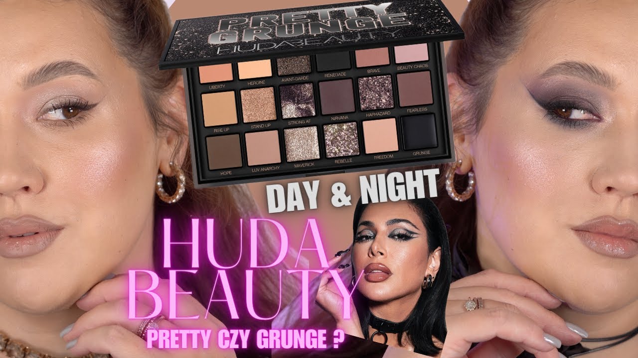 Test || HUDA BEAUTY PRETTY Grunge || 2 makijaże | Ładna czy jednak ...