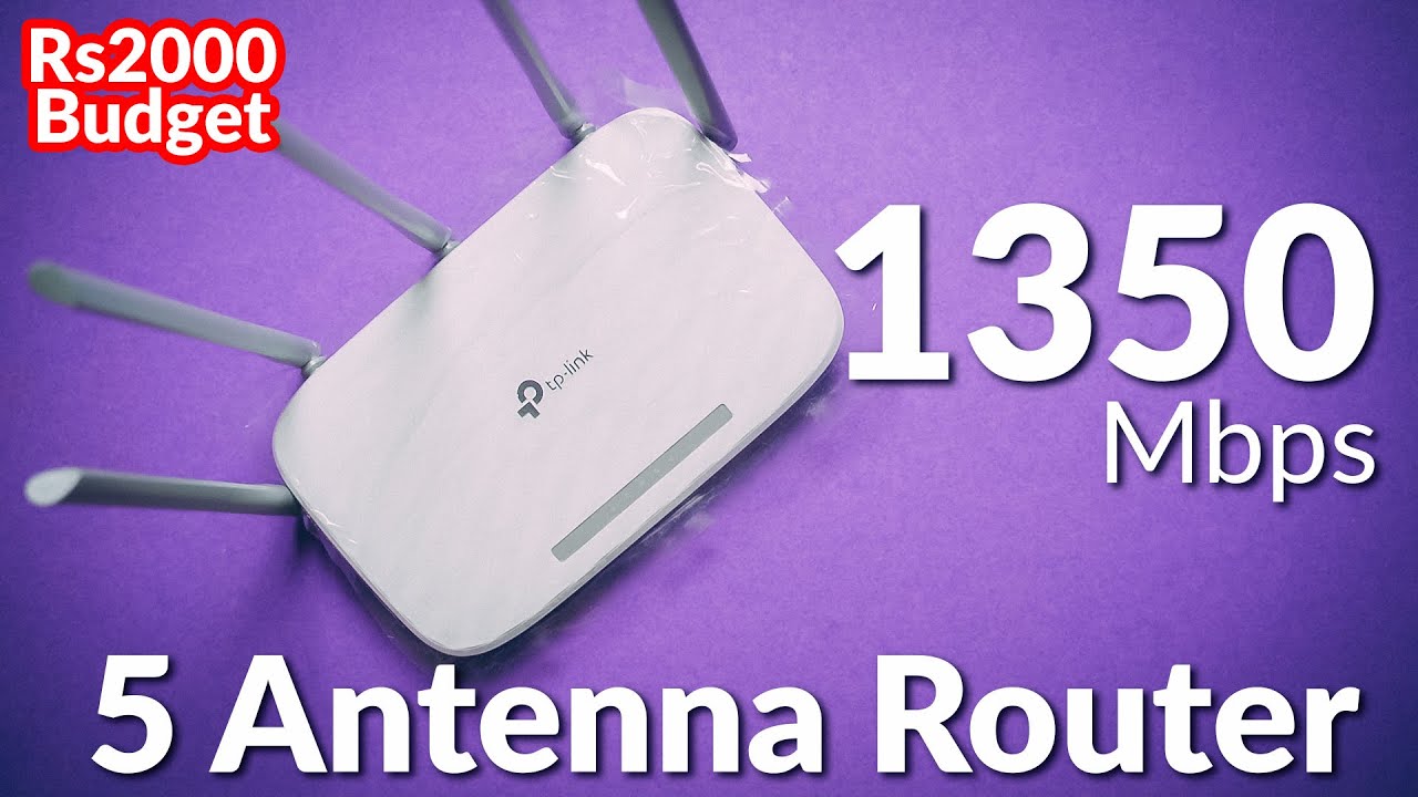 1350 Mbps🔥 5ghz TP-Link Archer C60 AC1350 Router Unboxing + Review ...