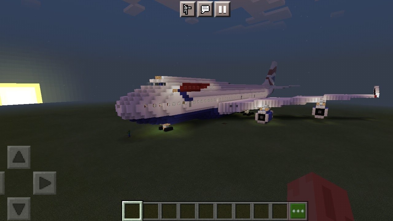 In Minecraft making plane aeroplane how to make the plane in Minecraft ...