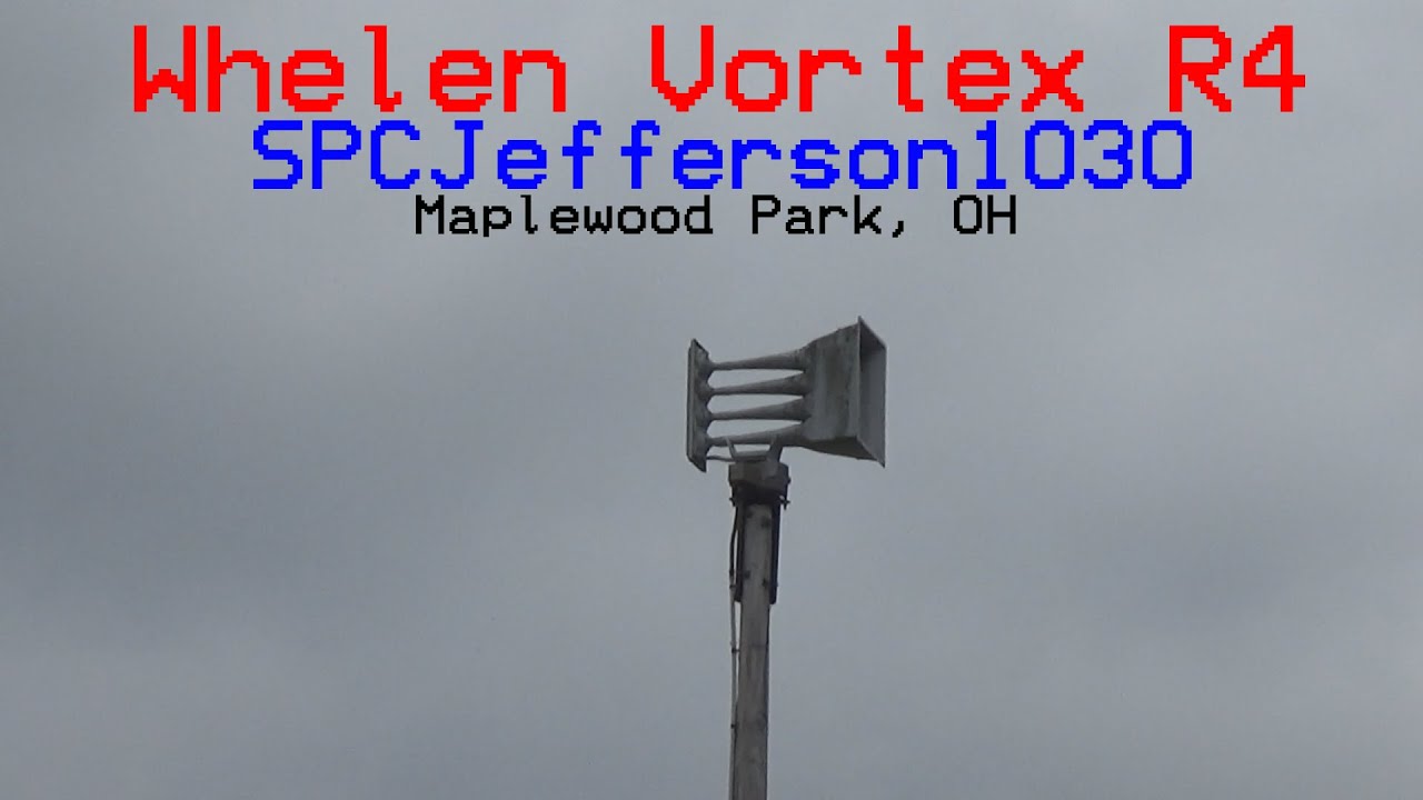 Whelen Vortex R-4 - Maplewood Park, OH - Weekly Full Alert - 06/24/23 ...