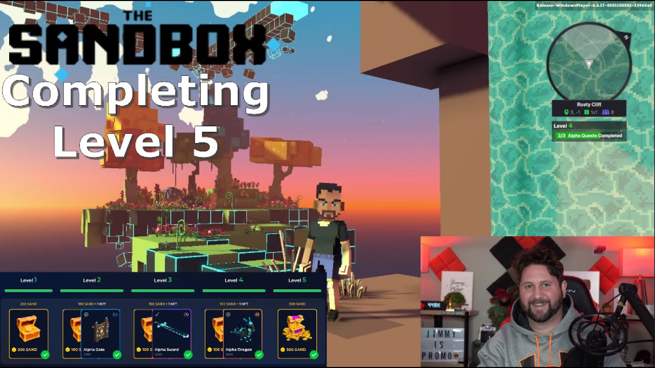 Level 5 Alpha Pass Complete! - Earned 1,000 SAND & 3 NFTs - YouTube