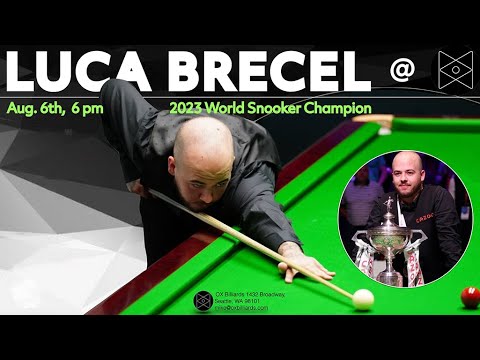 Luca Brecel vs Aaron Singh | 2023 Luca Brecel Exhibition | OX Billiards ...