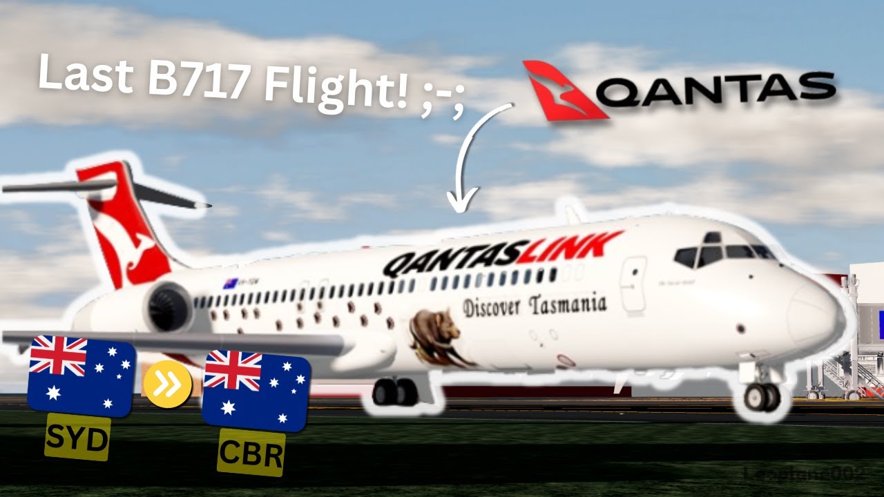 [Roblox Flight Review] Qantas | Final 717 Flight | Economy class. - YouTube