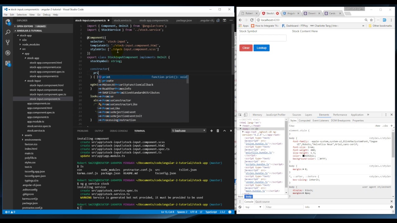 How To Use The Angular Cli 4 Services Youtube