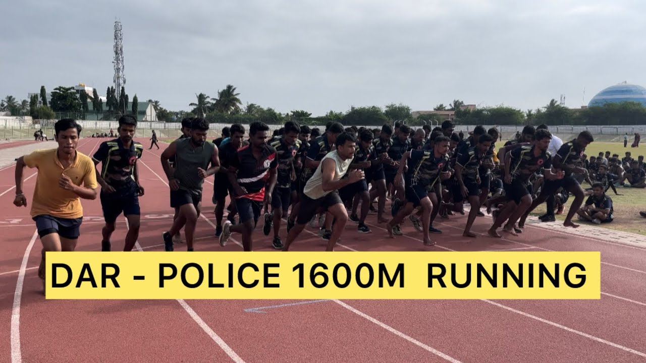DAR -POLICE -ARMY 1600M RUNNING #1600meter - YouTube