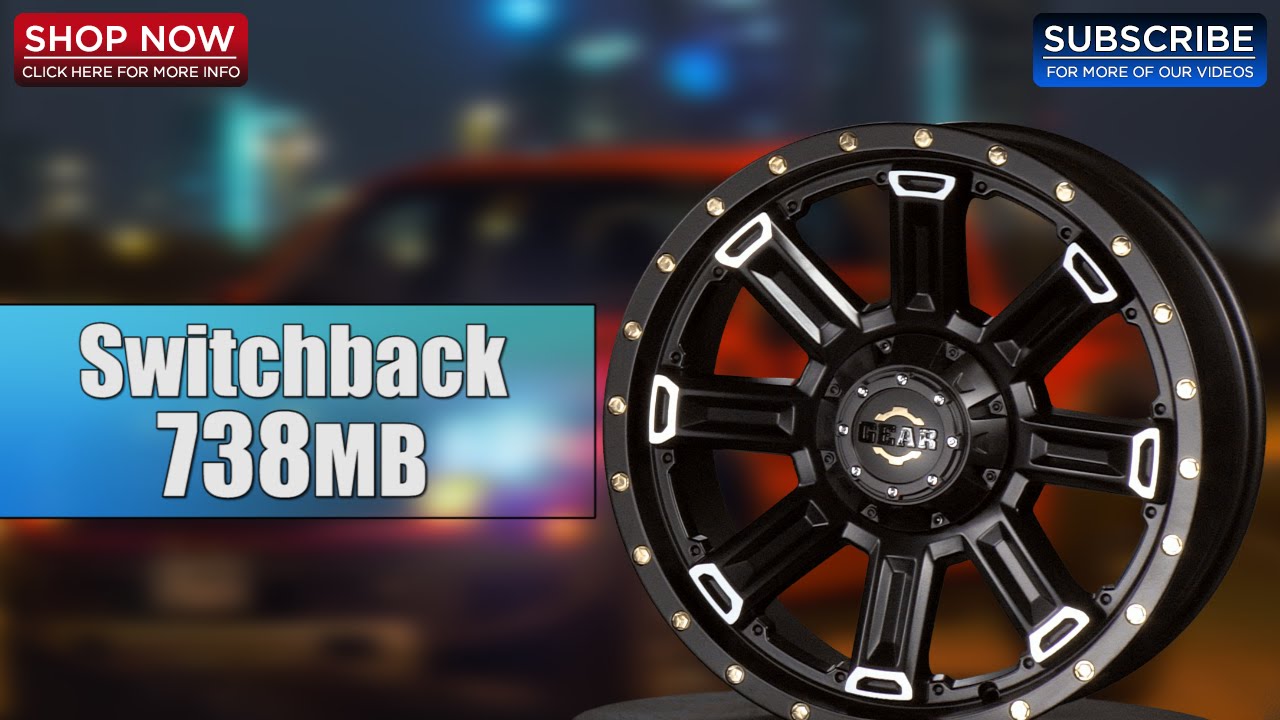 Gear Alloy Switchback 738MB Satin Black Wheel - YouTube