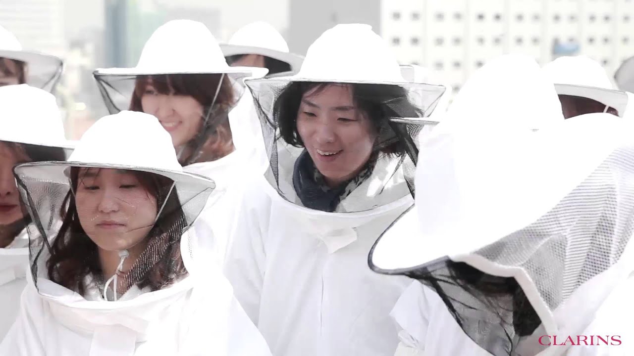 Clarins KOREA: Bee Farming Project 2015 - YouTube
