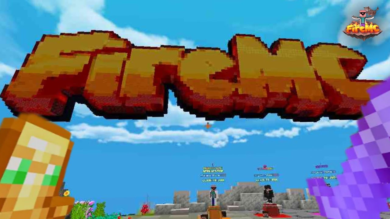 I JOINED FIRE MC IN MINECRAFT POCKET EDITION - YouTube