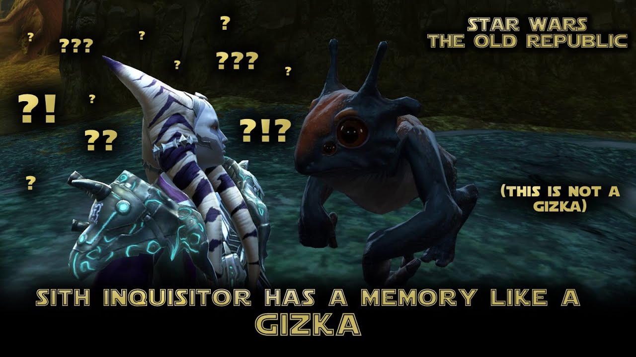 SWTOR : Sith Inquisitor has a memory like a gizka! - YouTube