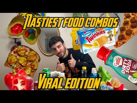 Trying Viral FOOD COMBINATIONS ! - YouTube