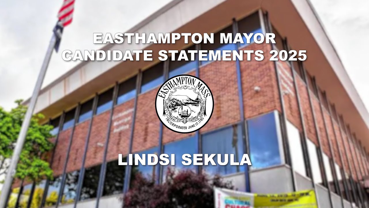 Easthampton Mayor Candidate Statements 2025 - Lindsi Sekula - YouTube