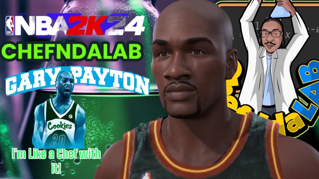 The Realest Gary "the Glove" Payton NBA 2k24 Face Creation (Chef's ...