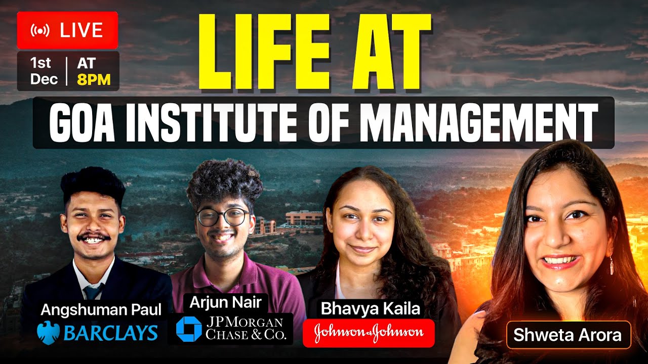 MBA in Goa? 😍 Reality of MBA at Goa Institute of Management ft. GIM ...
