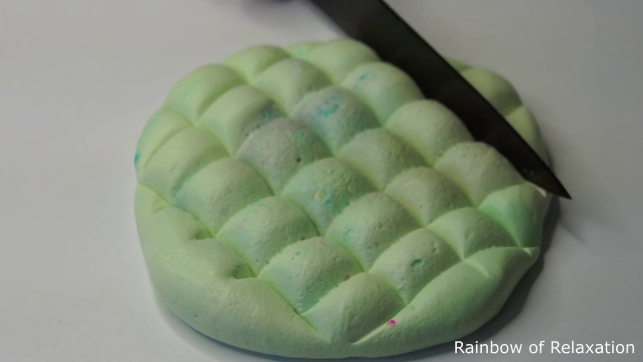Satisfying patterns in slime - YouTube