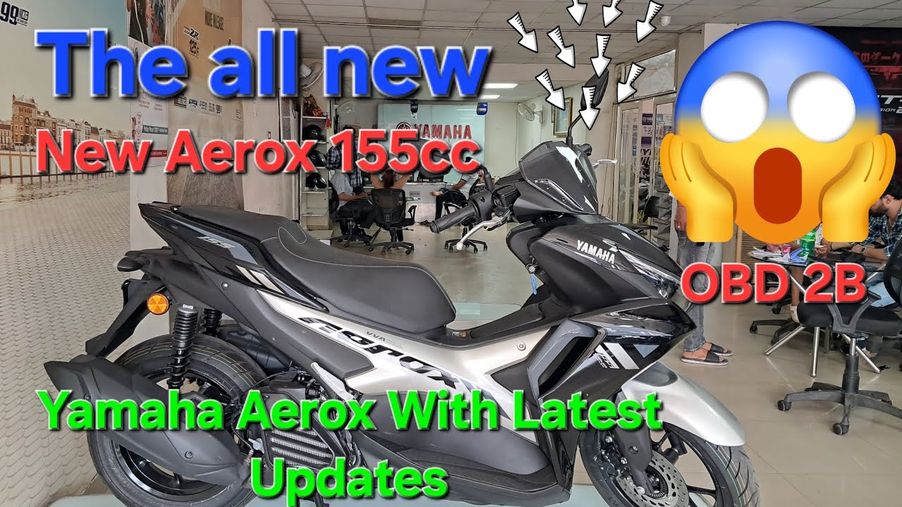 Full details review Yamaha Aerox 155cc - YouTube