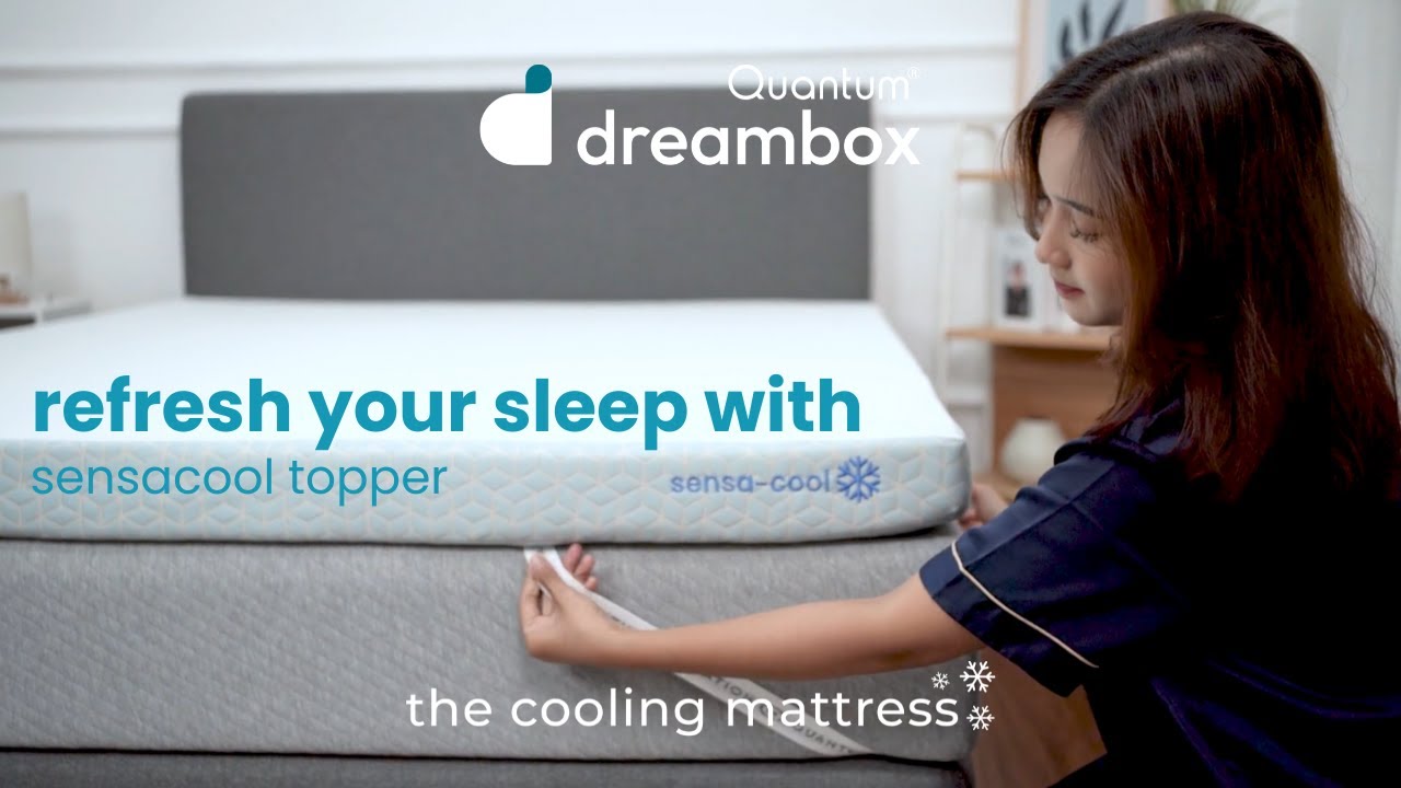 Refresh you sleep with the sensacool topper - YouTube