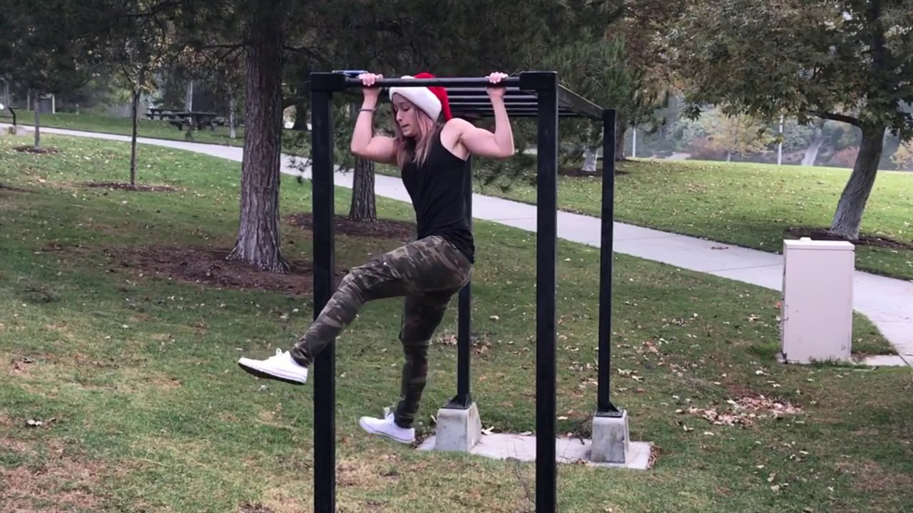 Air Walk Pull Ups- Christmas Style - YouTube