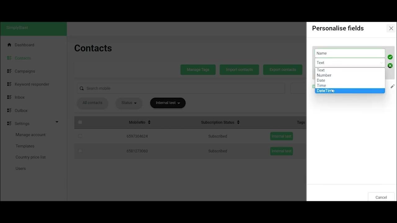 3a Add Personalised fields - YouTube