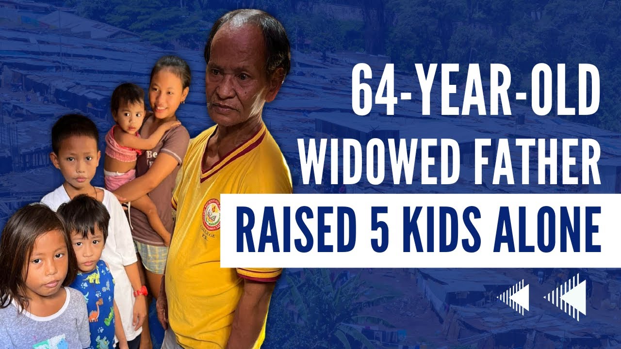 A Father’s Love| 64 Year Old Widower left to raise five kids on his own ...
