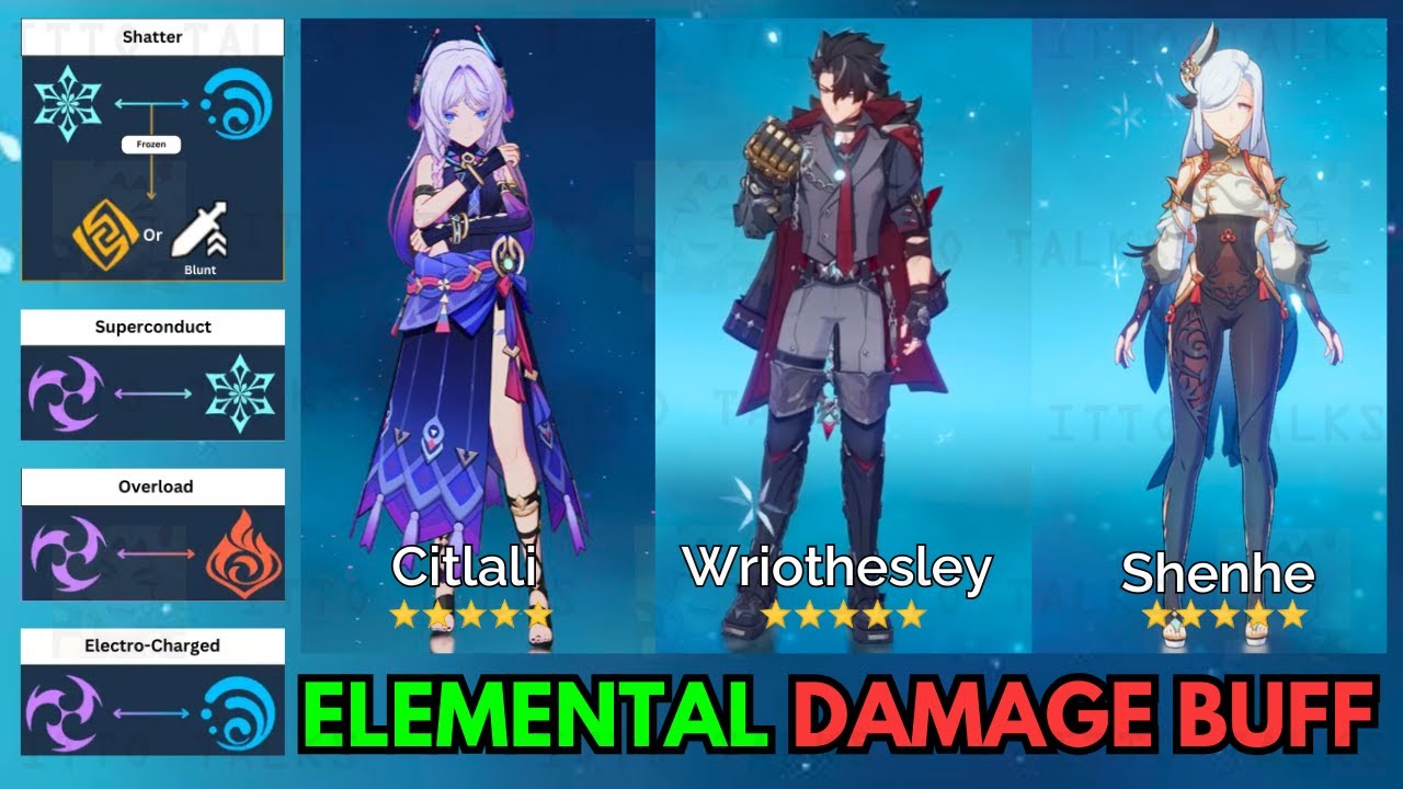 NEW UPDATE!! Good News for Cryo Mains? Elemental Buffs & Weapon Menu ...