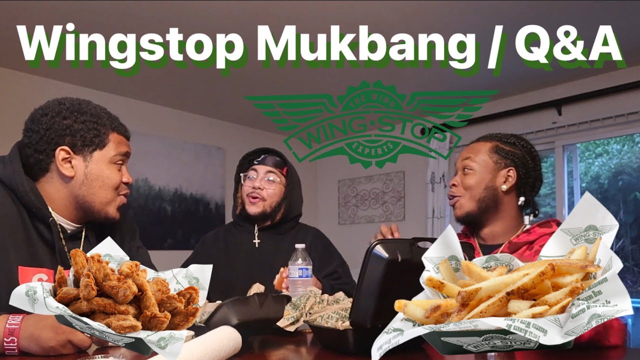 Wingstop Mukbang / Q&A 🍗💫 - YouTube