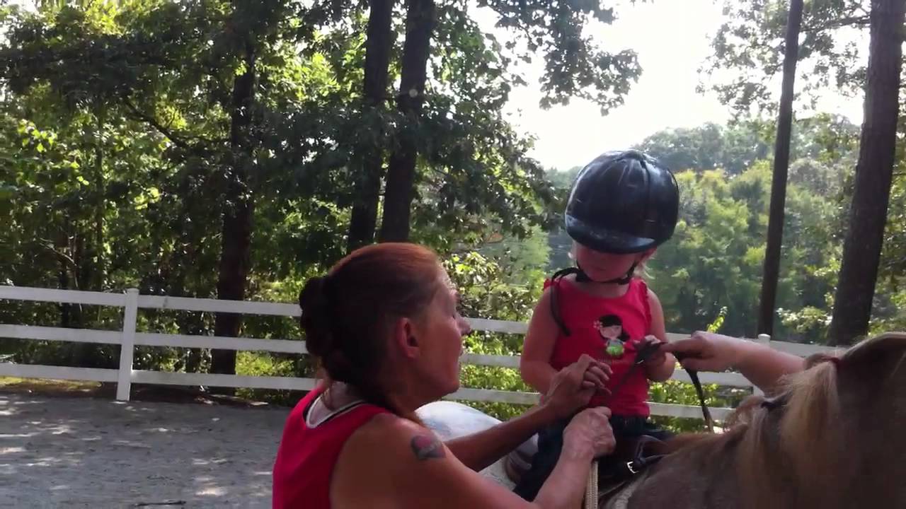 Molly pony ride - YouTube