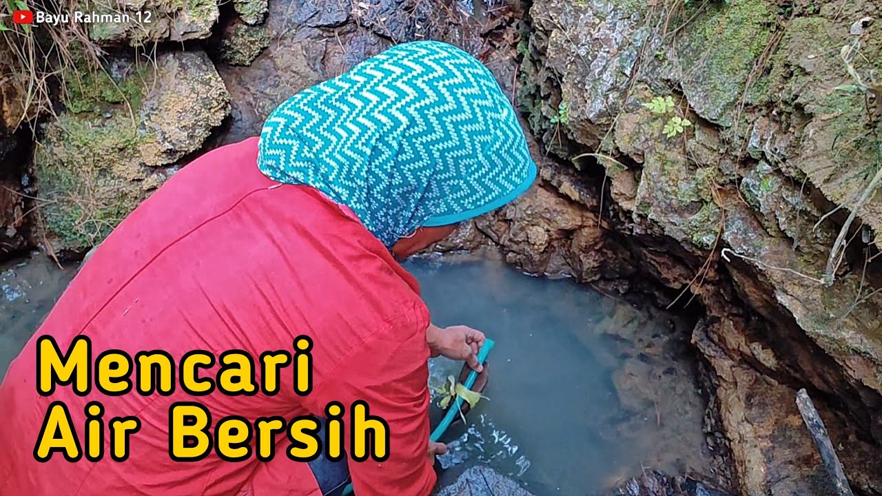 mencari sumber air buat mandi endingnya memet ikan gabus - YouTube