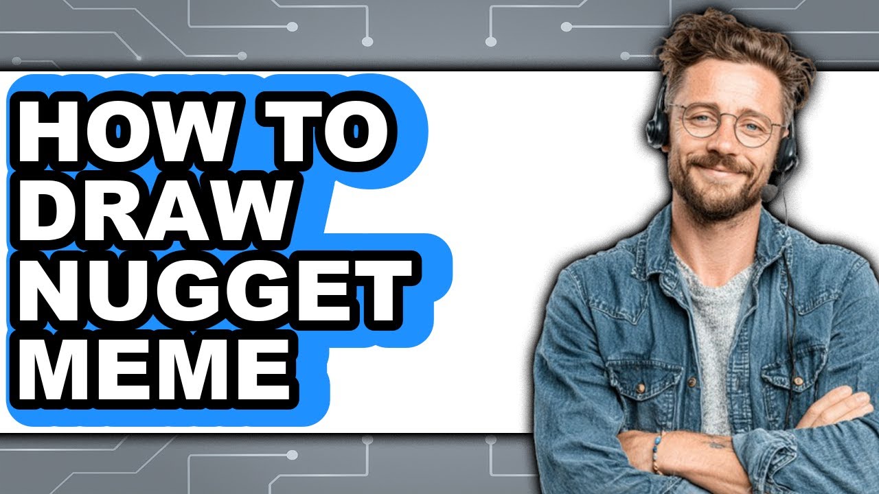 How to Draw Nugget Meme (full Guide) - YouTube