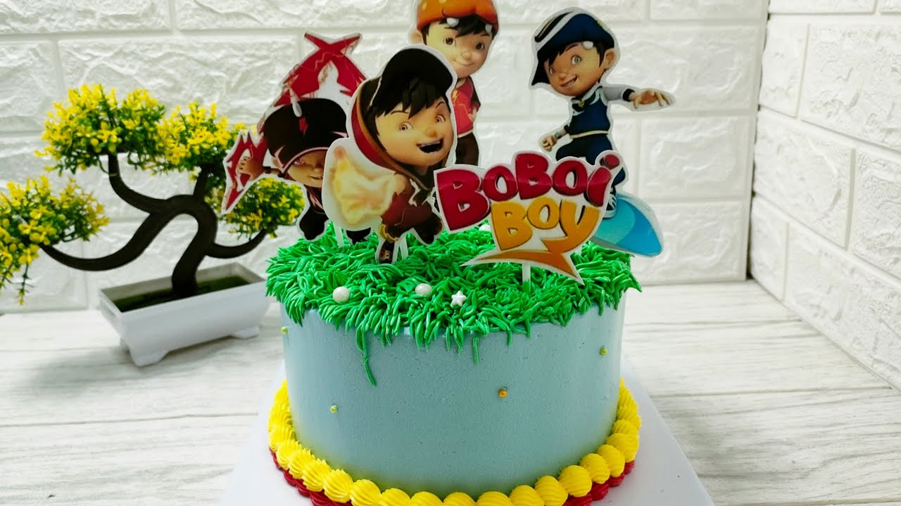 BOBOIBOY CAKE - YouTube