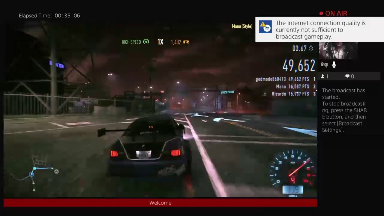 Need for speed Live PS4 Broadcast - YouTube