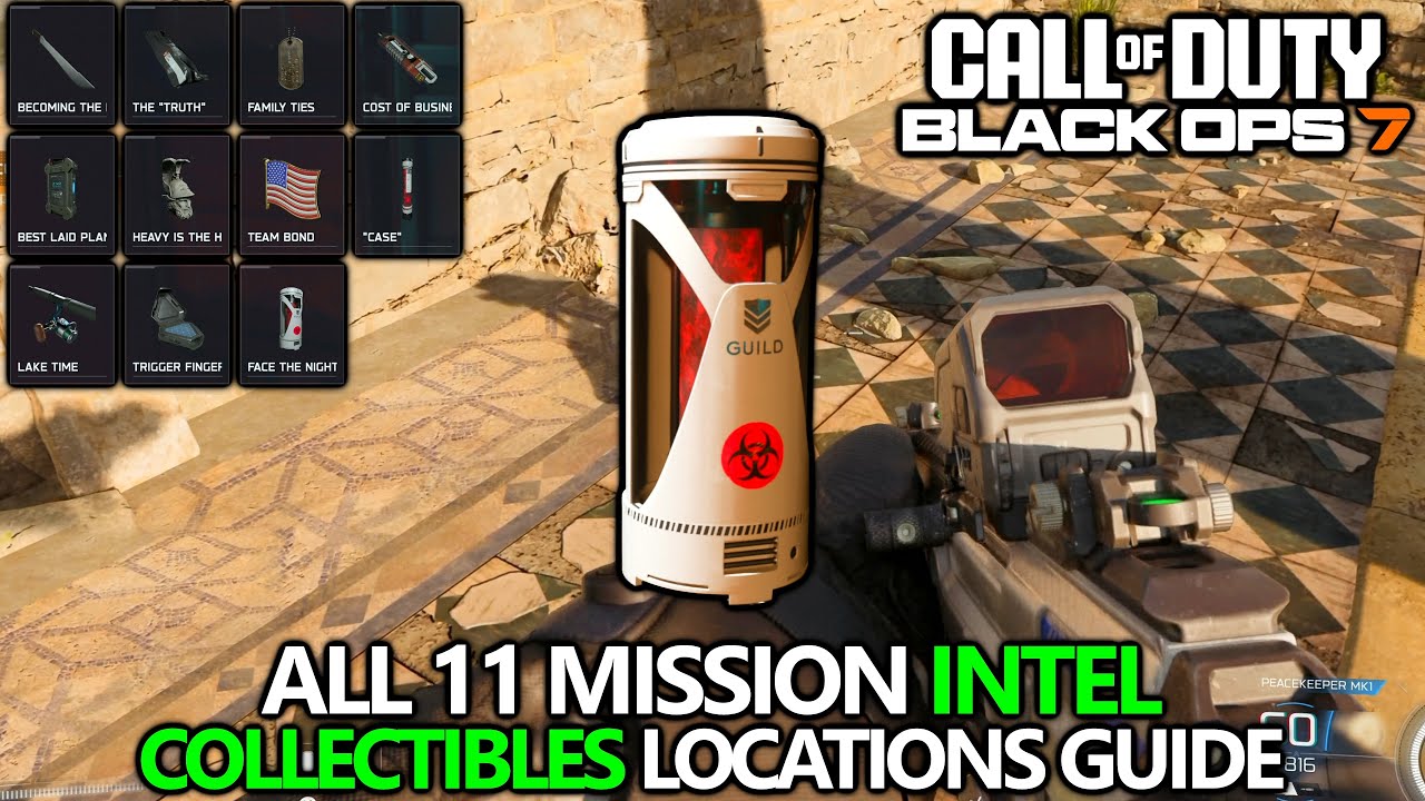 COD Black Ops 7 - All 11 Campaign Intel Collectibles (Co-op Campaign ...
