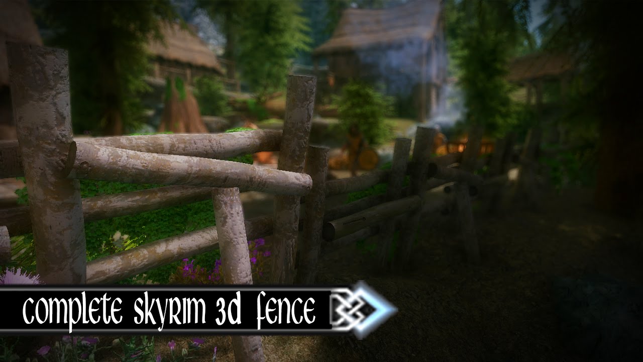 Complete Skyrim 3D Fence | The Elder Scrolls V: Skyrim - HDTexture Mod ...
