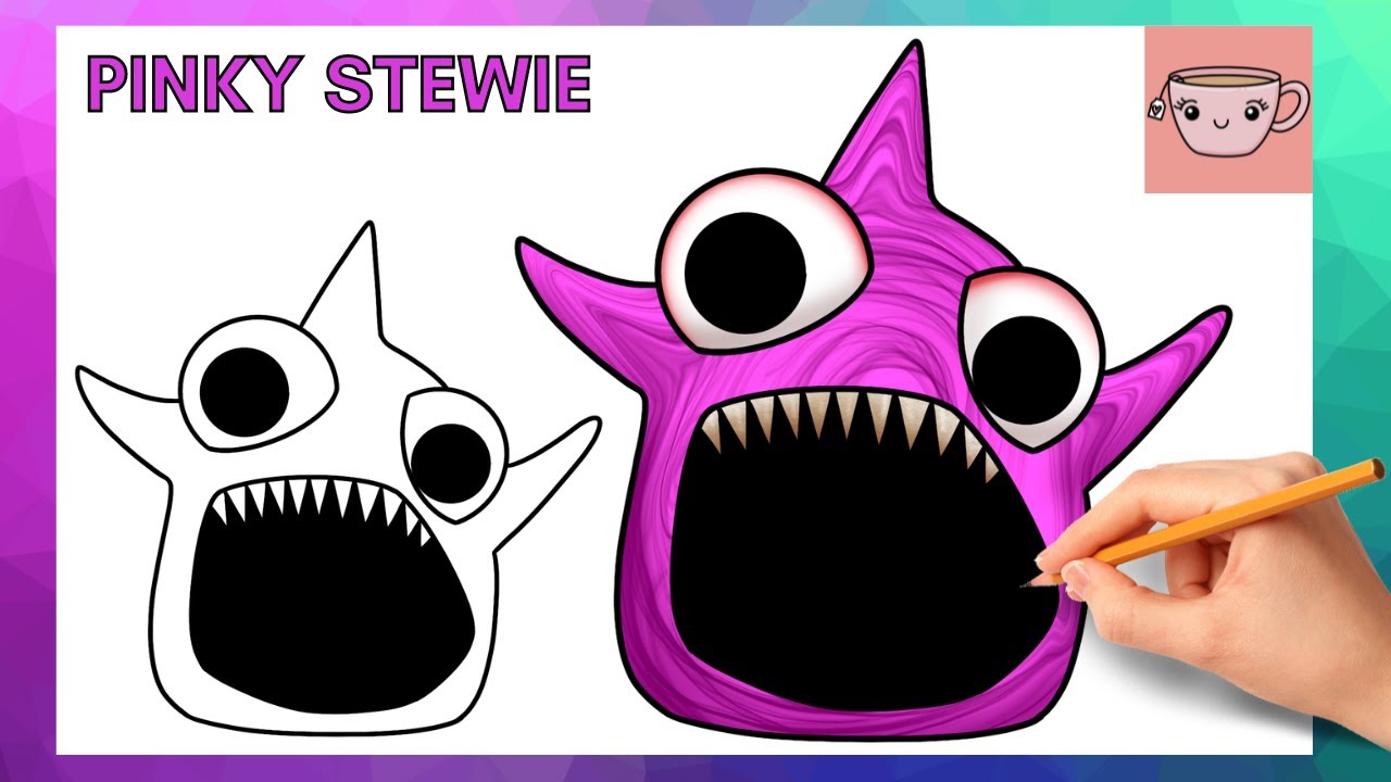 How To Draw Pinky Stewie Garten Of Banban Easy Step By Step Drawing how-to-draw-pinky-stewie-garten-of-banban-easy-step-by-step-drawing
