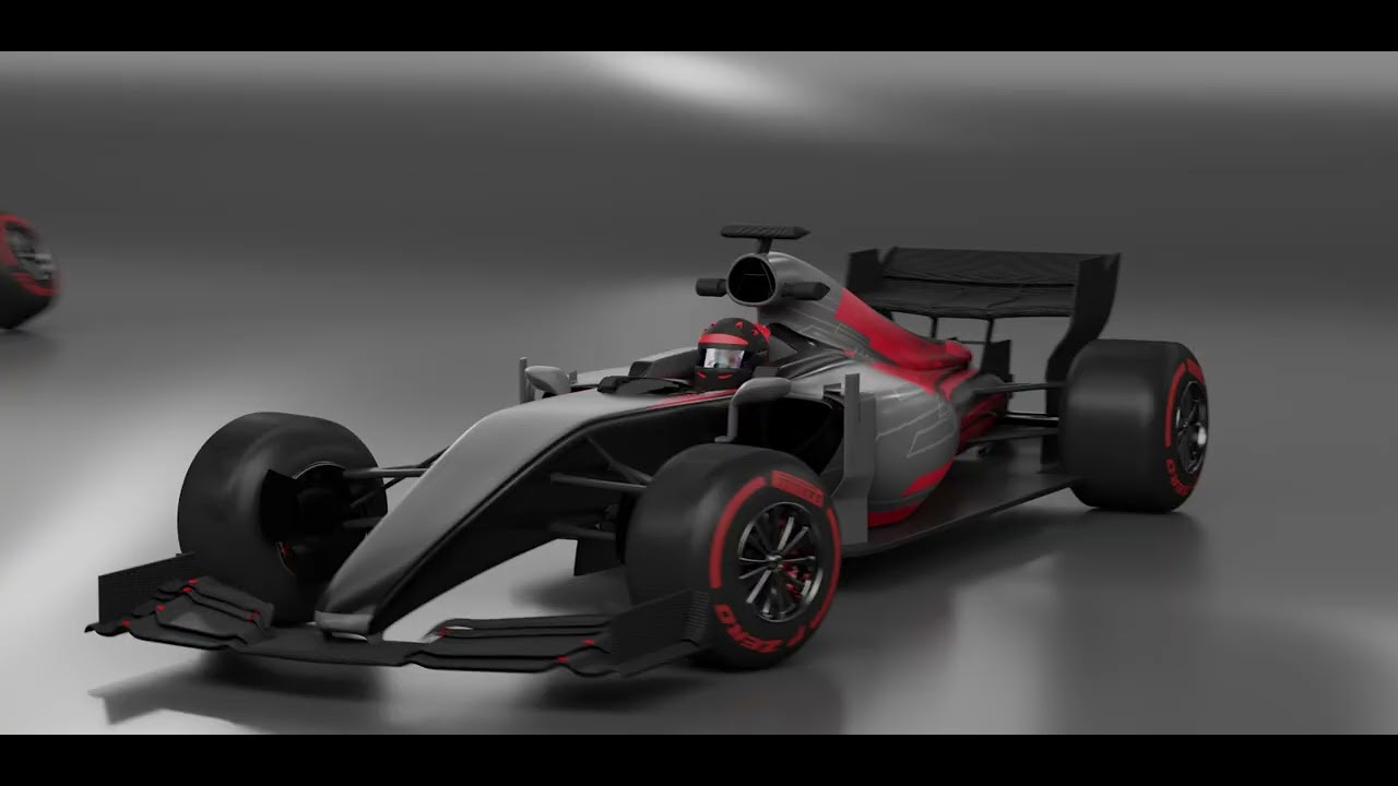F1 car Model, Texture, Lighting & Compoiting - YouTube