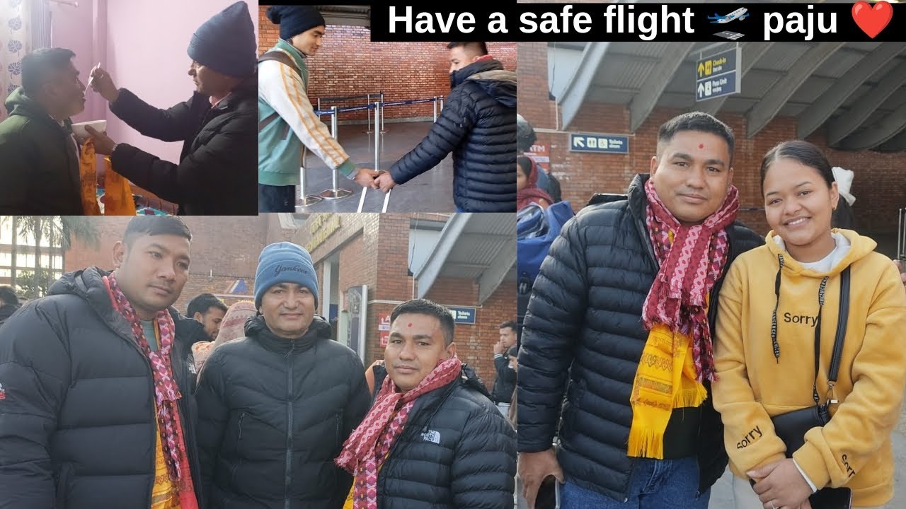 SUBHA YATRA ️ PAJU ️ || Hajur ko Europe 🇪🇺 ko yatra safal rahos 🥰🥀 ...